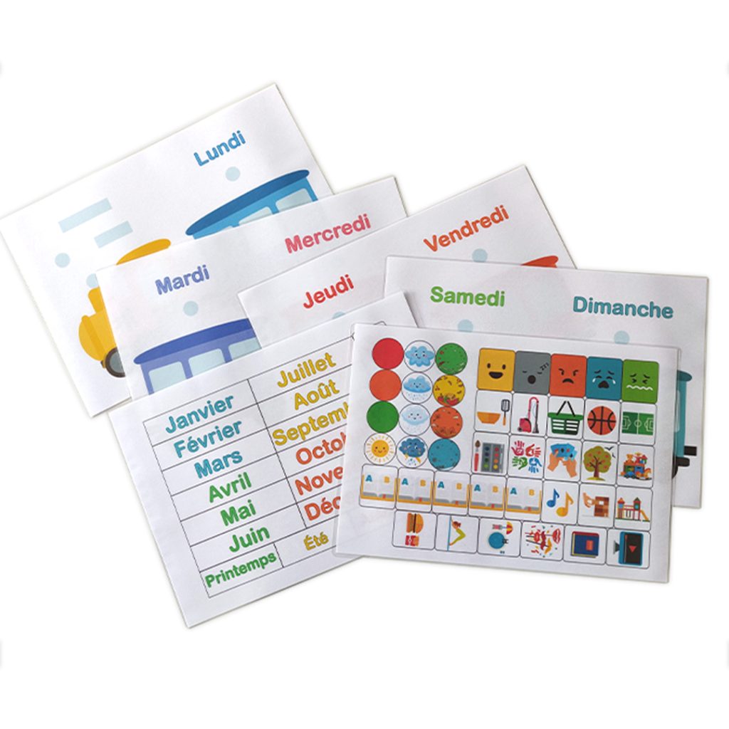 Train de la semaine maternelle à imprimer